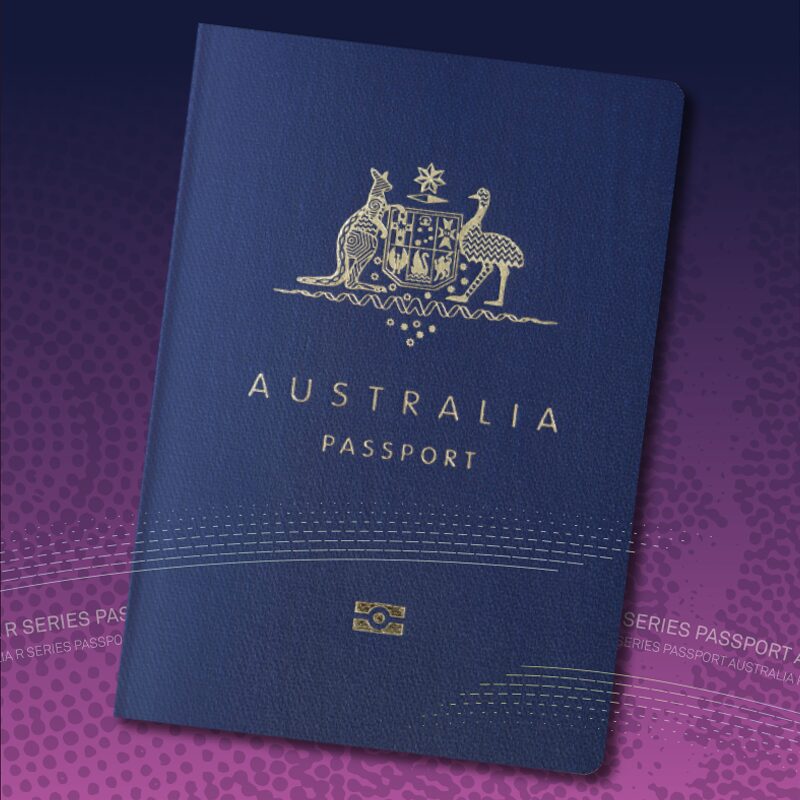 Celebrating the new Australian Passport - Fenton